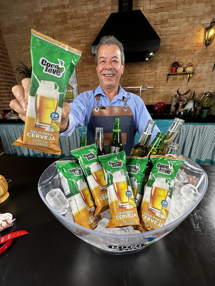 Coco Leve lança primeiro gelo para cerveja do mundo